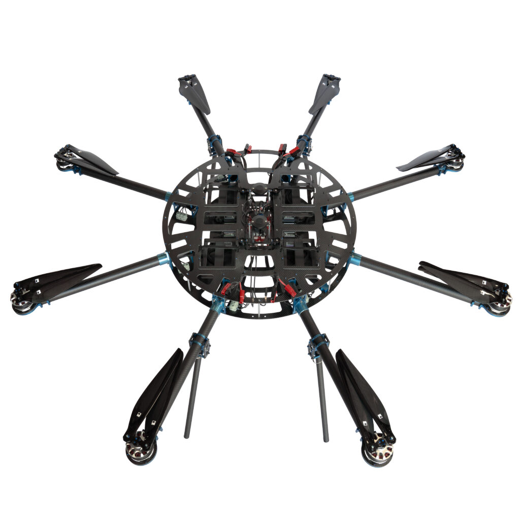 ASW Heavy Lift Octocopter Industrial Drone (66 lbs.) - Aero Systems West