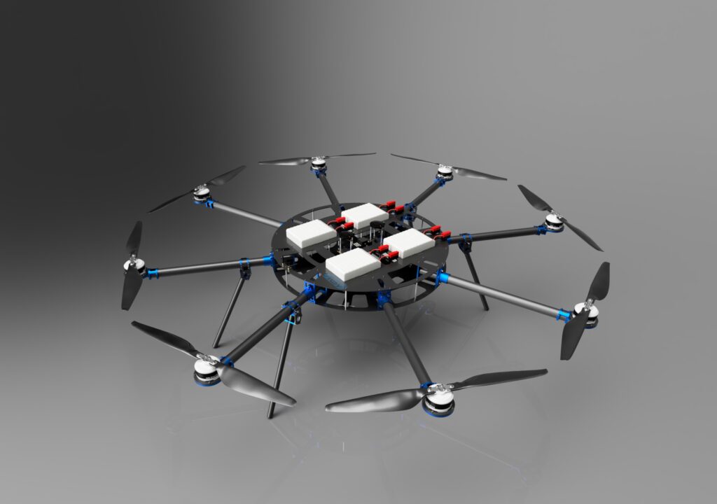 HLM Octocopter - Unmanned Aerial Systems and Industrial Drones