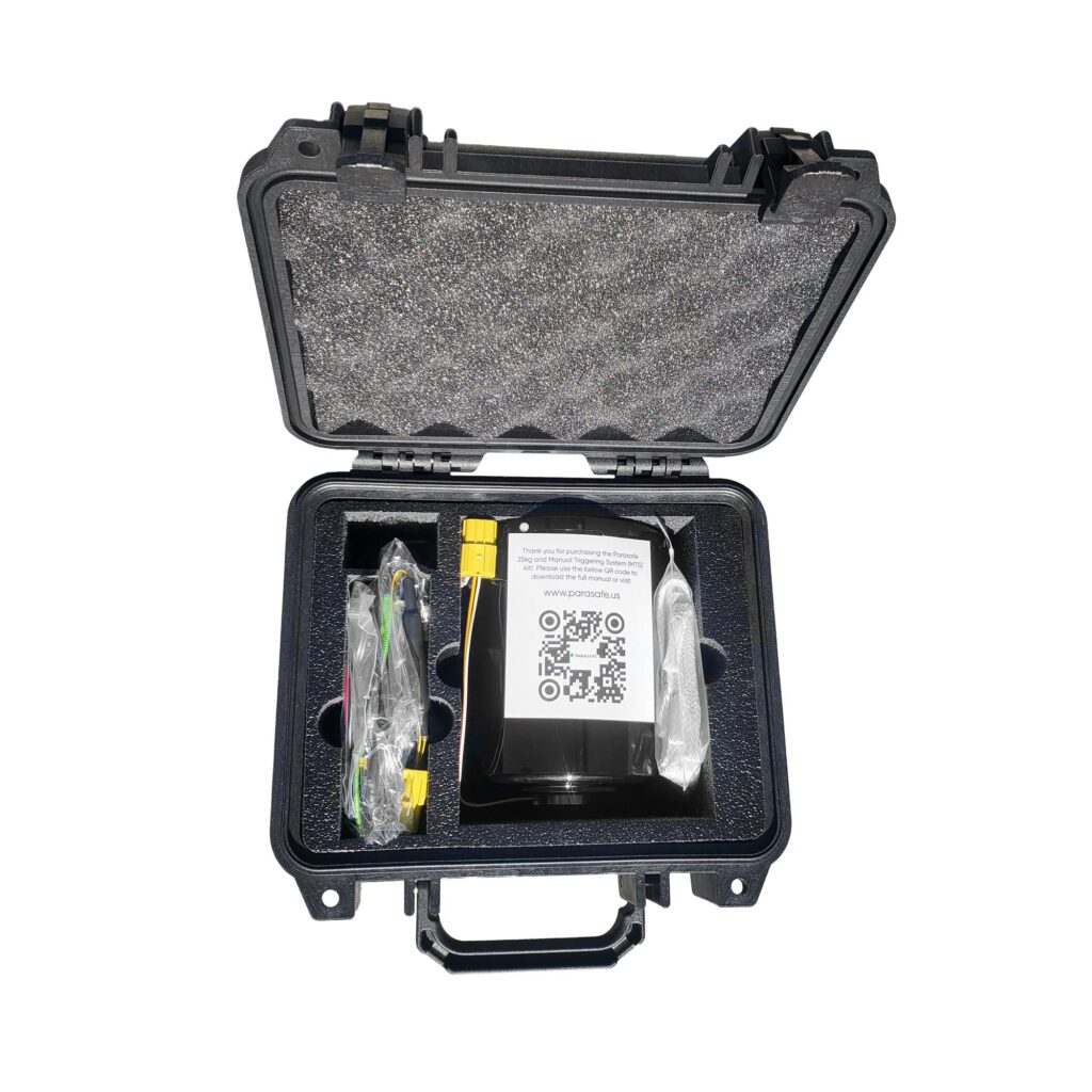 PARASAFE Commercial Drone Parachute System - 55lbs Capacity