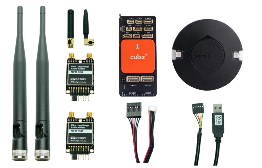 Cubepilot The Cube Orange+ full bundle with Here3+ GNSS, RFD 900x-US - Aero Systems West
